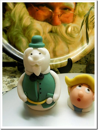 The Blissful Table: Rudolph Fondant Figurines